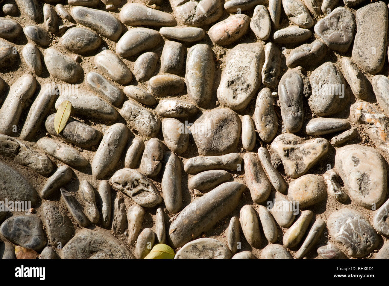 Stone floor in Manacor on Majorca in Spain Stock Photo - Alamy