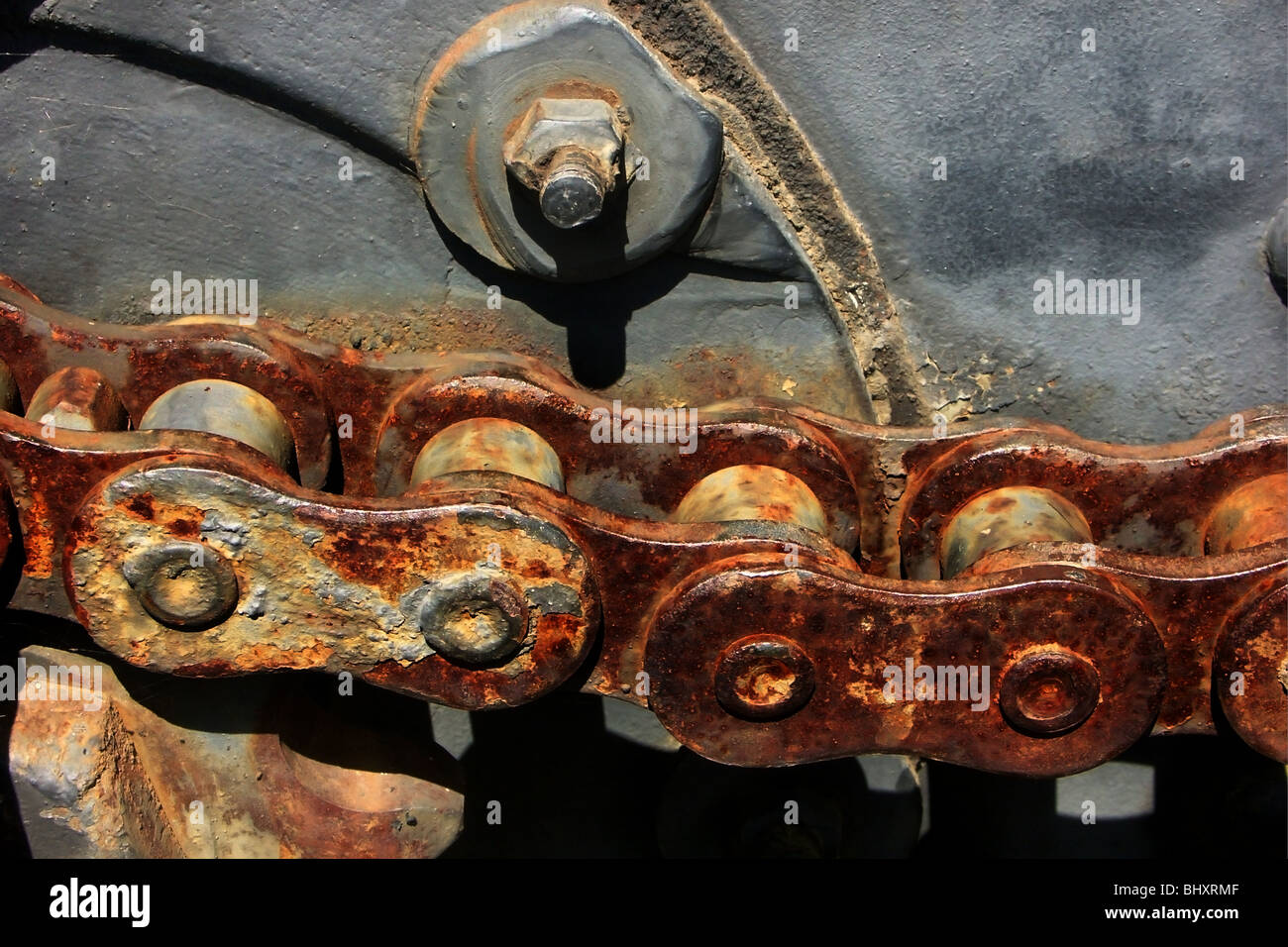 rusty chain link Stock Photo - Alamy