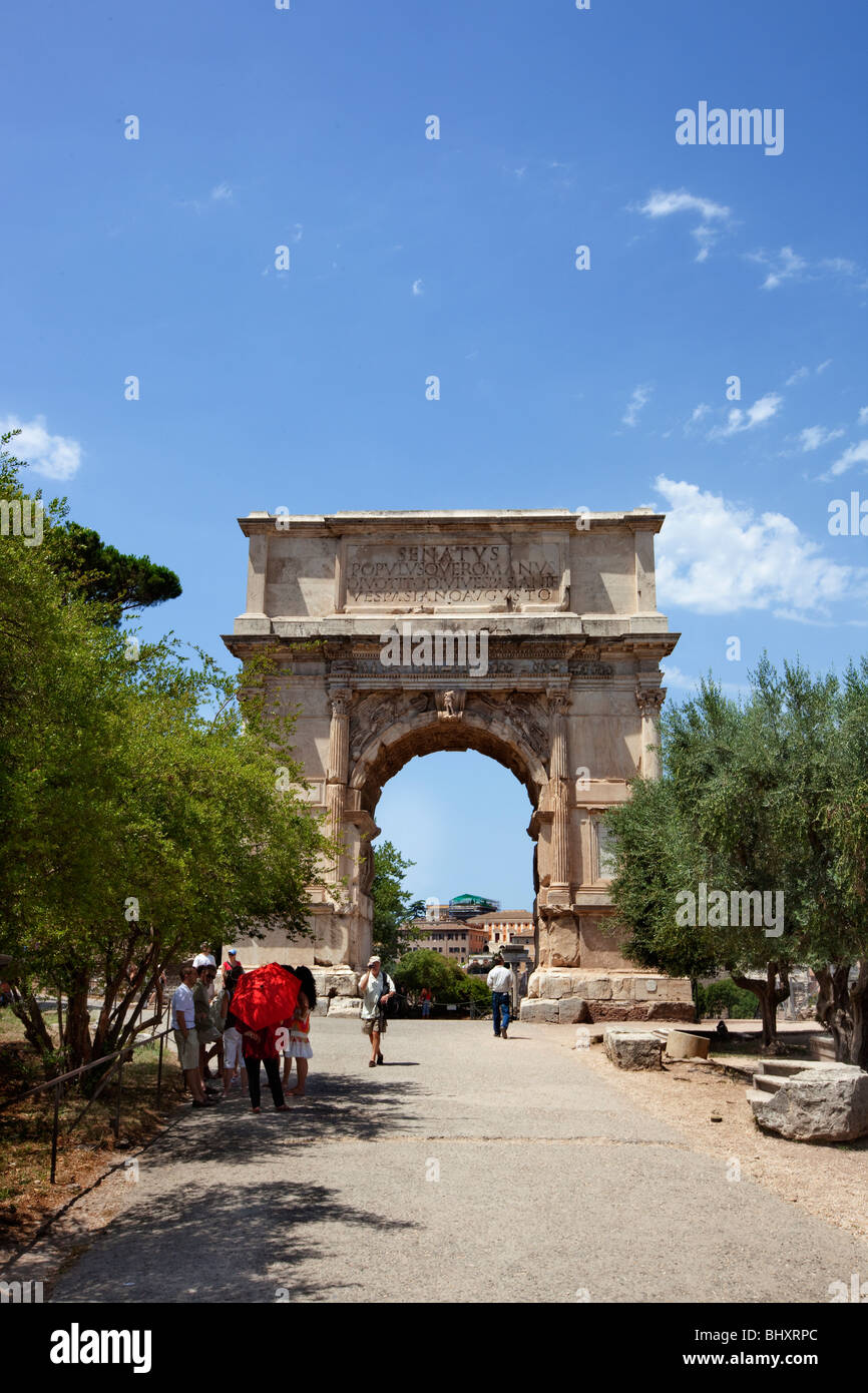 Arch of Titus Stock Photo - Alamy
