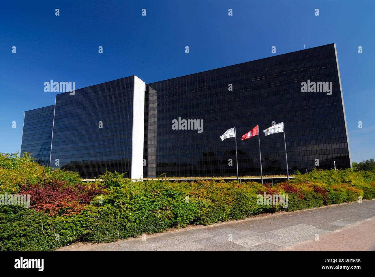 The Vattenfall's house in the City North, Hamburg, Germany, Europe ...