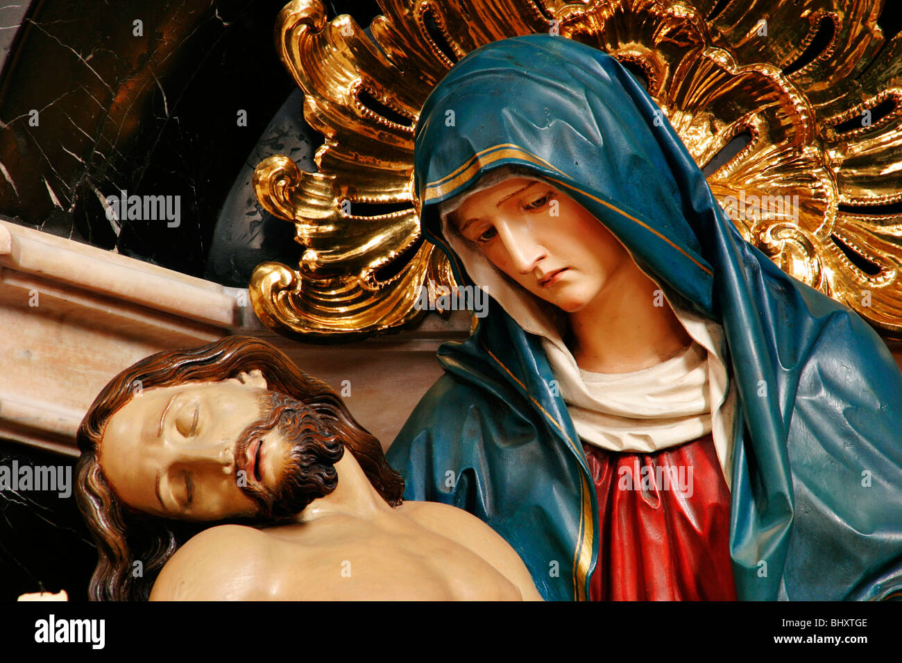 Praying at altar for mary hi-res stock photography and images - Alamy