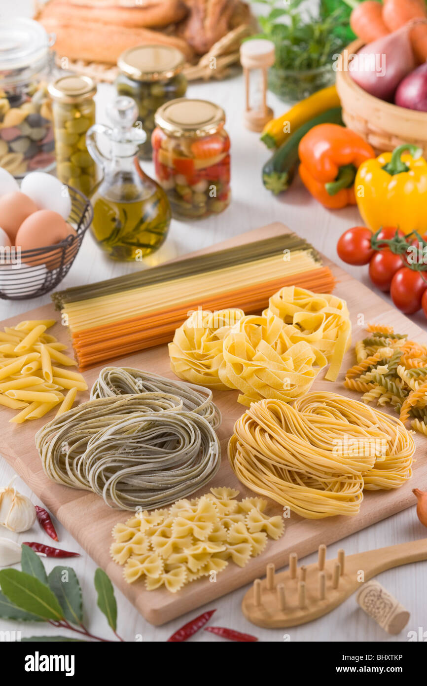 Pasta and Grocery Stock Photo - Alamy