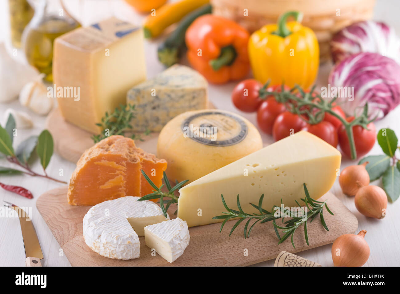 Cheese and Grocery Stock Photo - Alamy