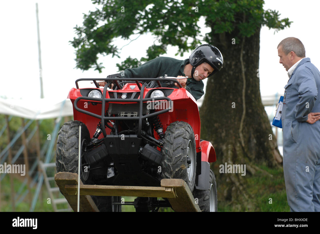 quad bike safety training Stock Photo - Alamy