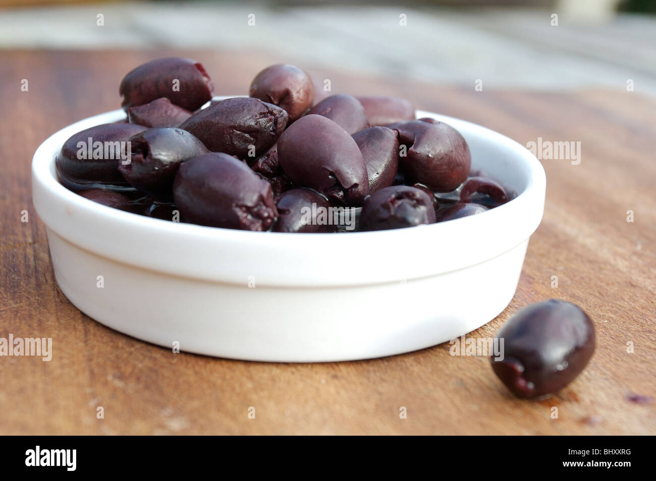 pickled black olives Stock Photo - Alamy