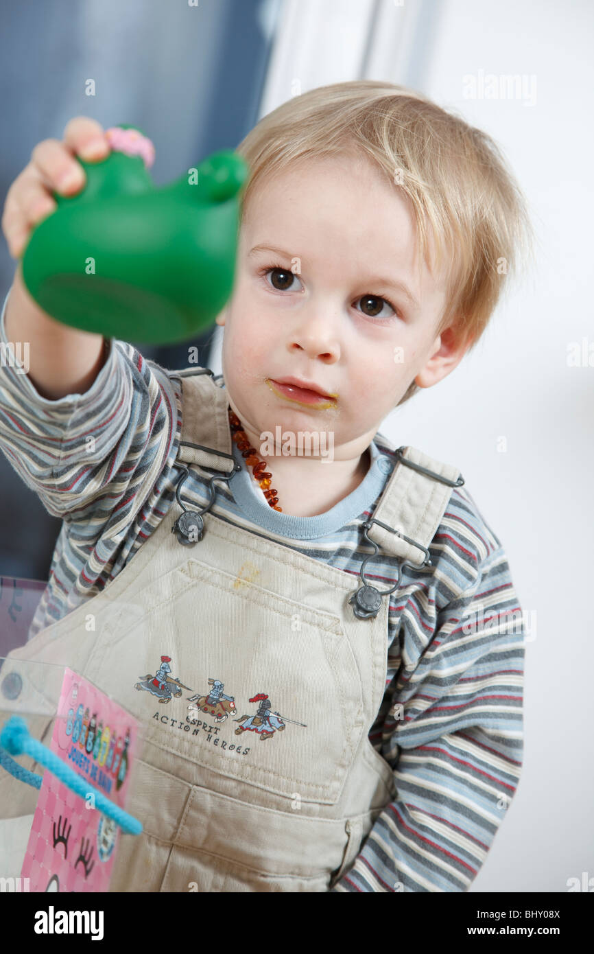 birthday of a two year old child Stock Photo - Alamy