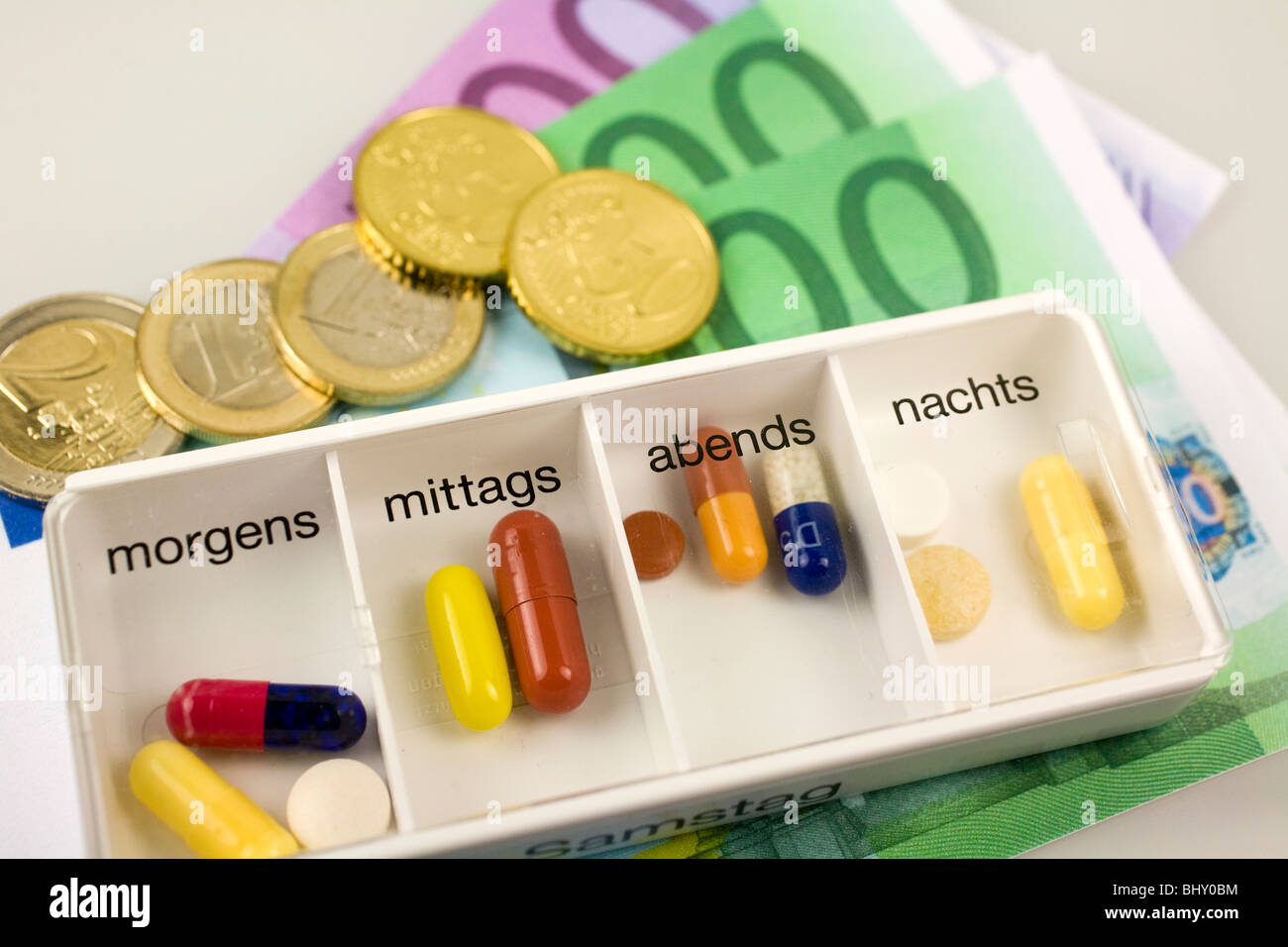 Medicine Box with tablets Stock Photo - Alamy