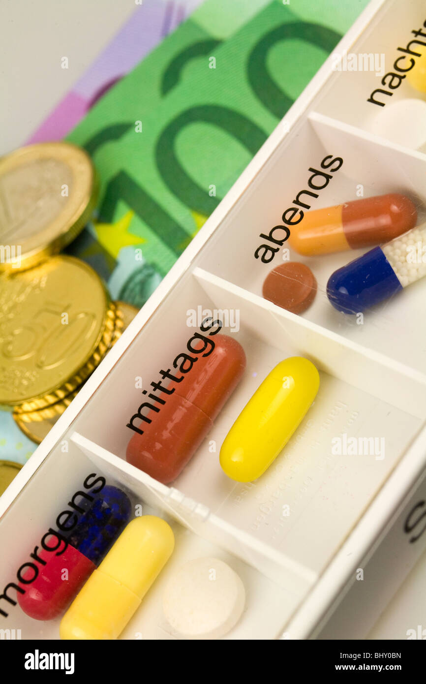 Medicine Box with tablets Stock Photo - Alamy