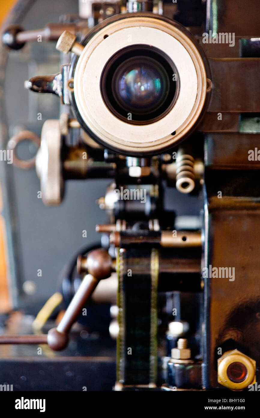 old film projector in a cinema Stock Photo - Alamy
