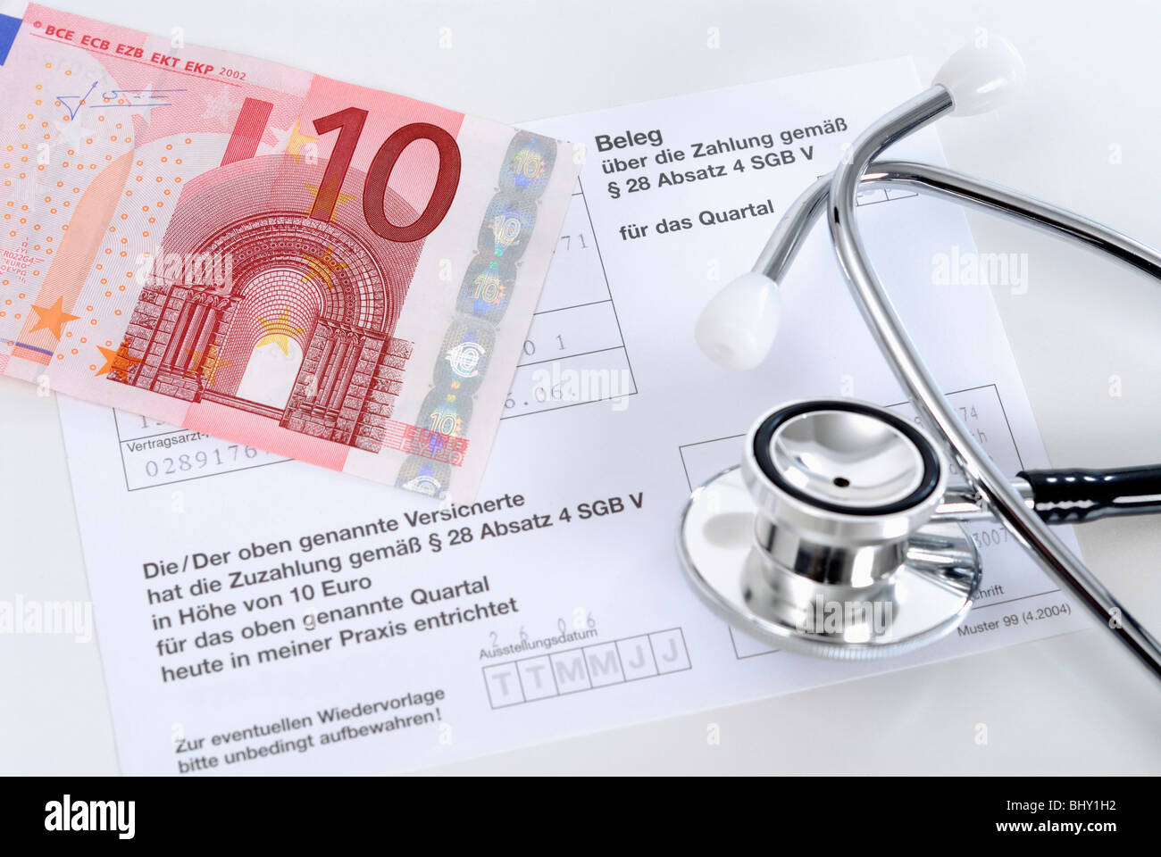 Symbolphoto doctor's fee Stock Photo - Alamy