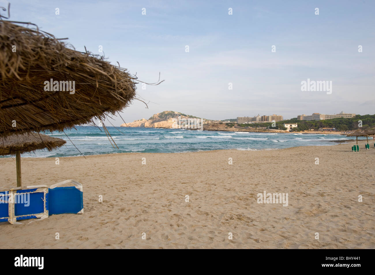 The beach of Agulla on Majorca in Spain Stock Photo - Alamy