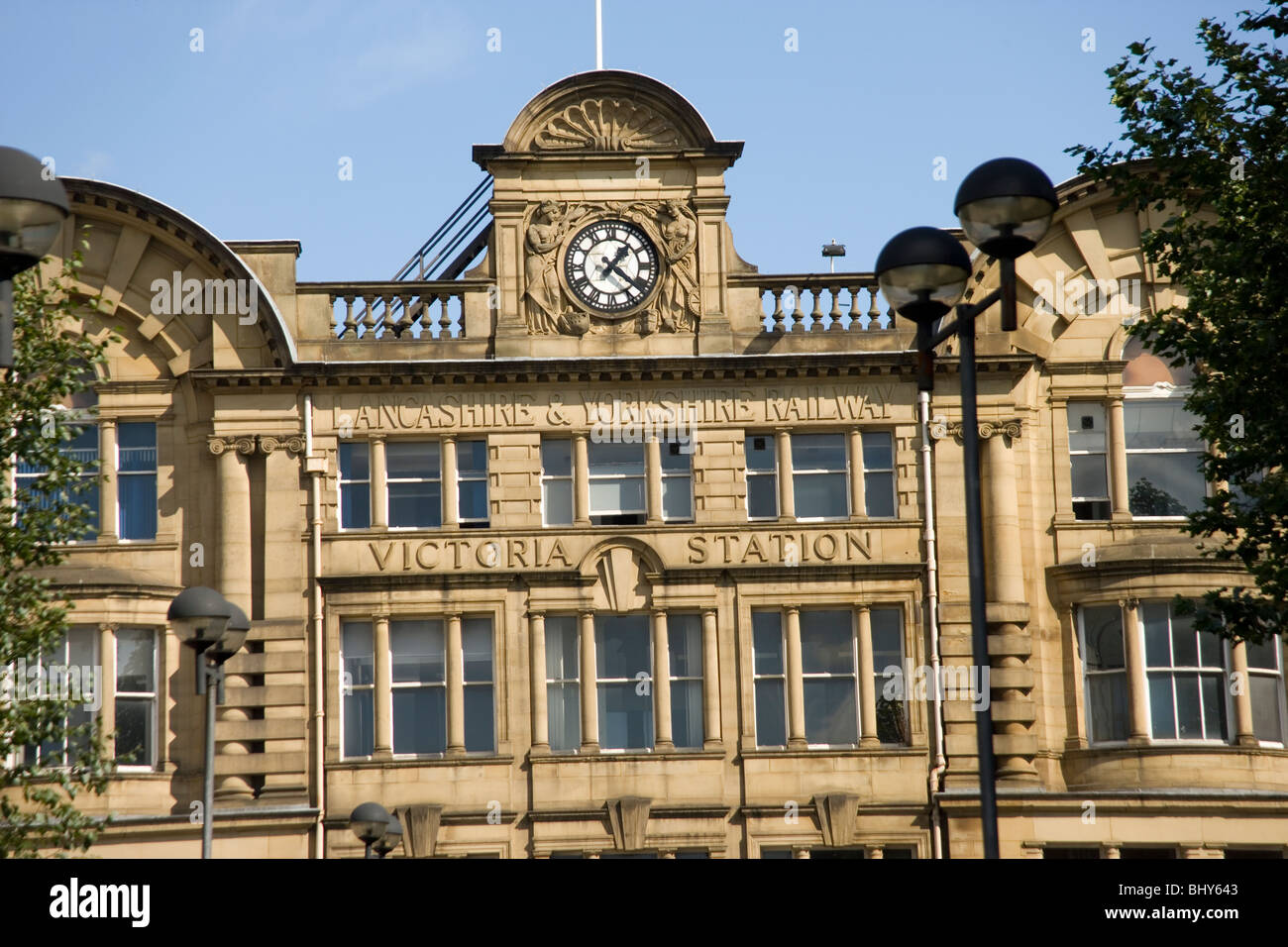 Victoria Station in Manchester Stock Photo - Alamy
