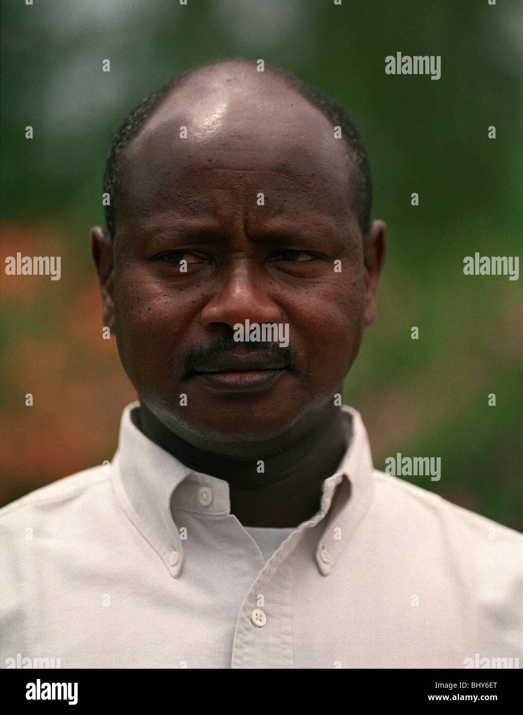 YOWERI KAGUTA MUSEVENI PRESIDENT OF UGANDA 09 December 1991 Stock Photo ...