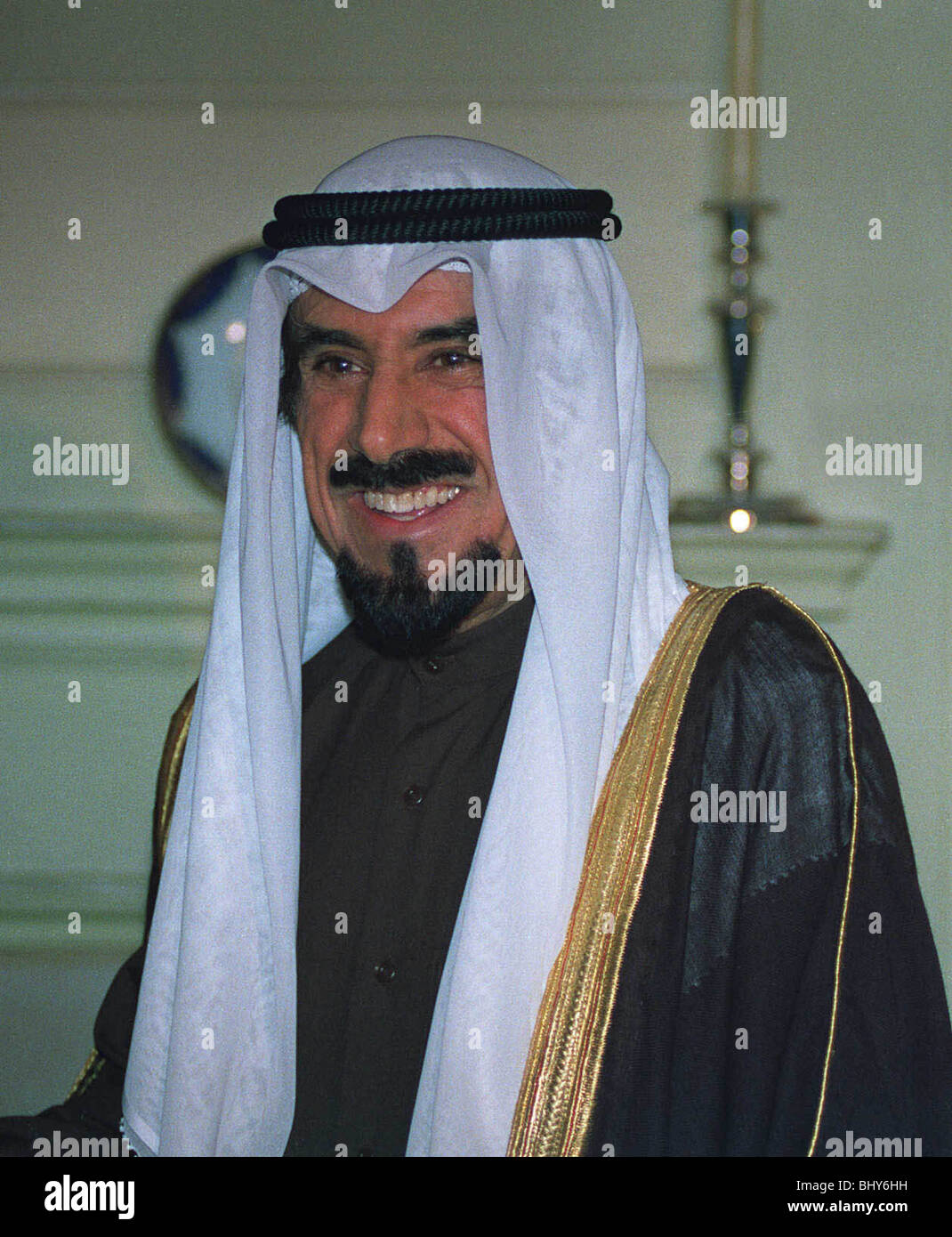 SHIEKH JABIR AL SABAH EMIR OF KUWAIT 02 December 1991 Stock Photo - Alamy