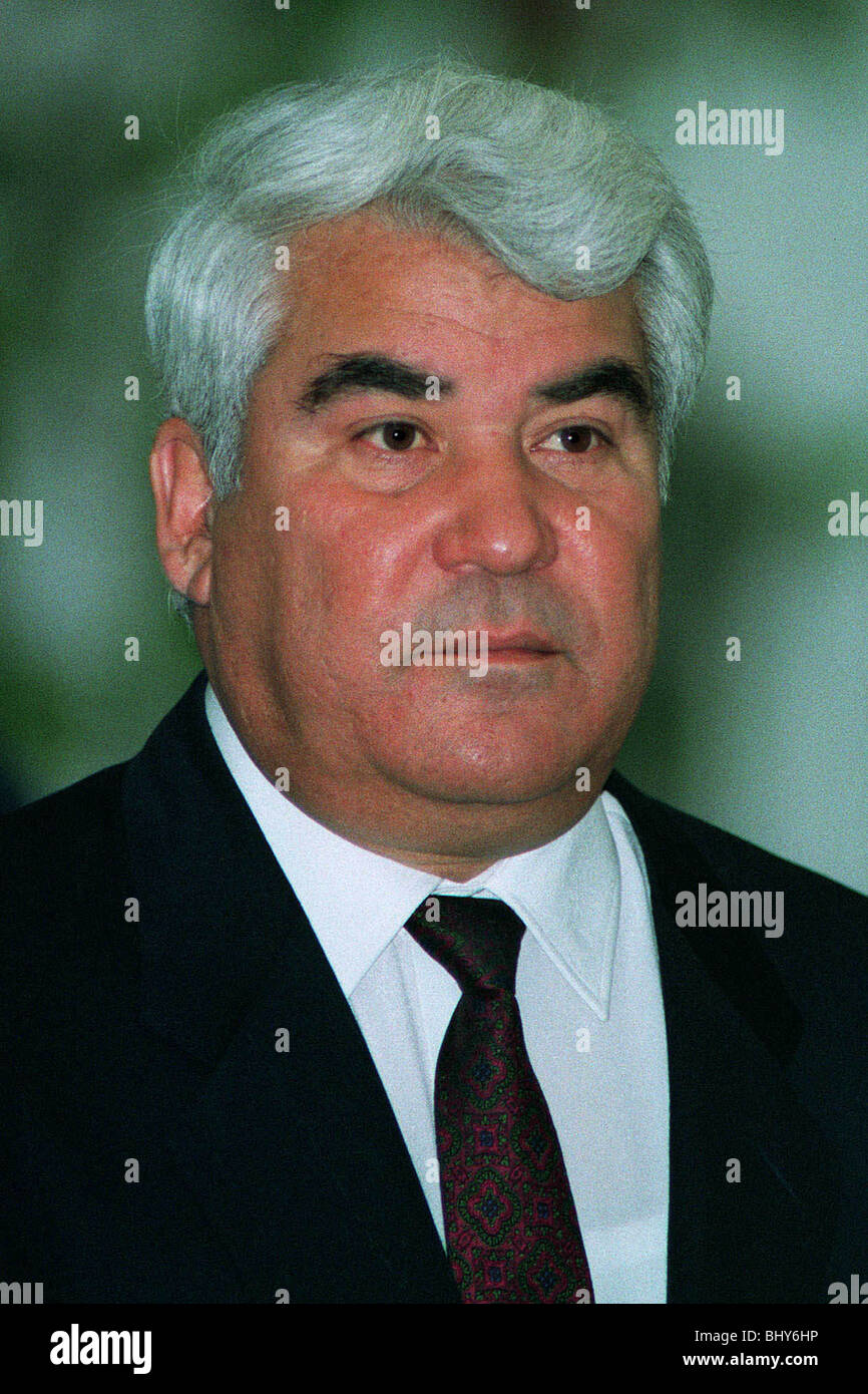 SERGEI TERESCHENKO PRIME MINISTER OF KAZAKSTAN 16 July 1992 Stock Photo ...