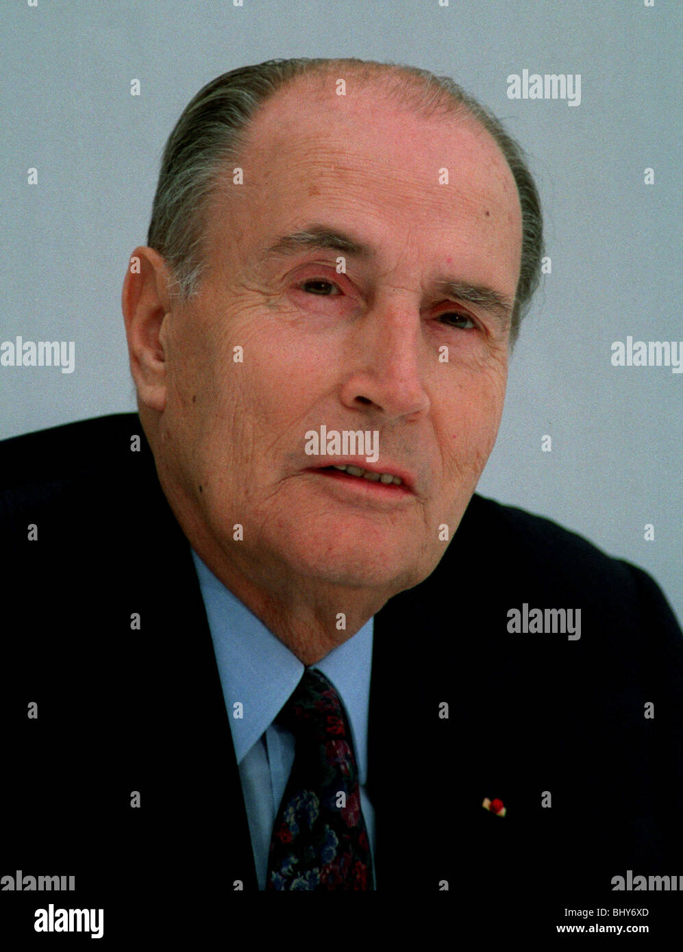 Francois mitterrand of france hi-res stock photography and images - Alamy