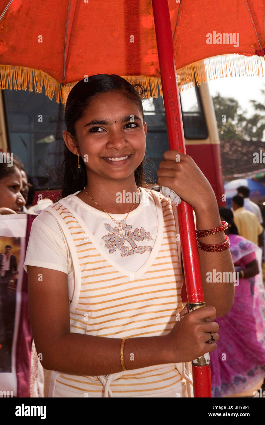 India, Kerala, Alappuzha, (Alleppey) Arthunkal, feast of St. Sebastian ...