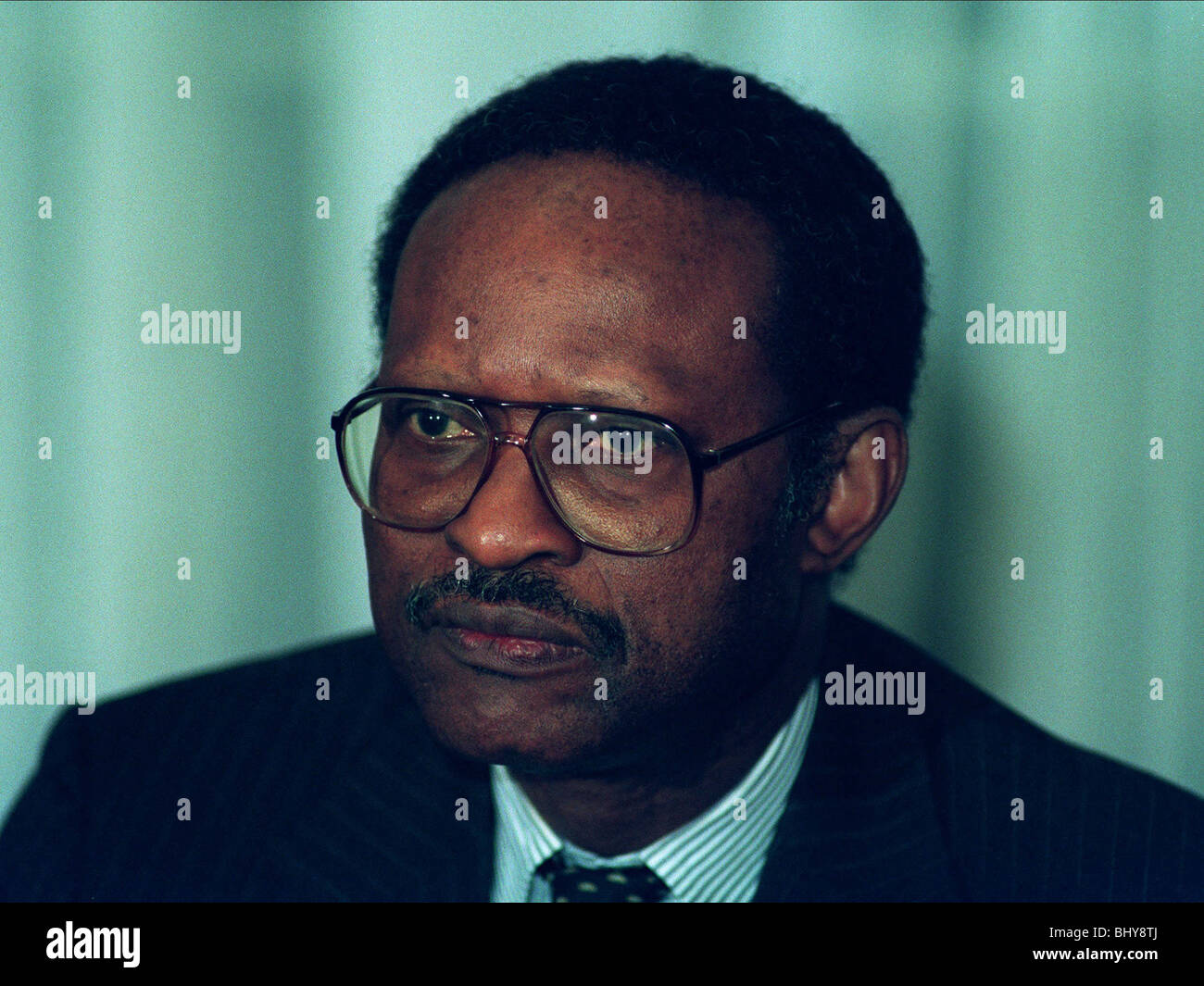 EMEKA ANYAOKU COMMONWEALTH SECRETARY-GENERAL 29 May 1991 Stock Photo ...