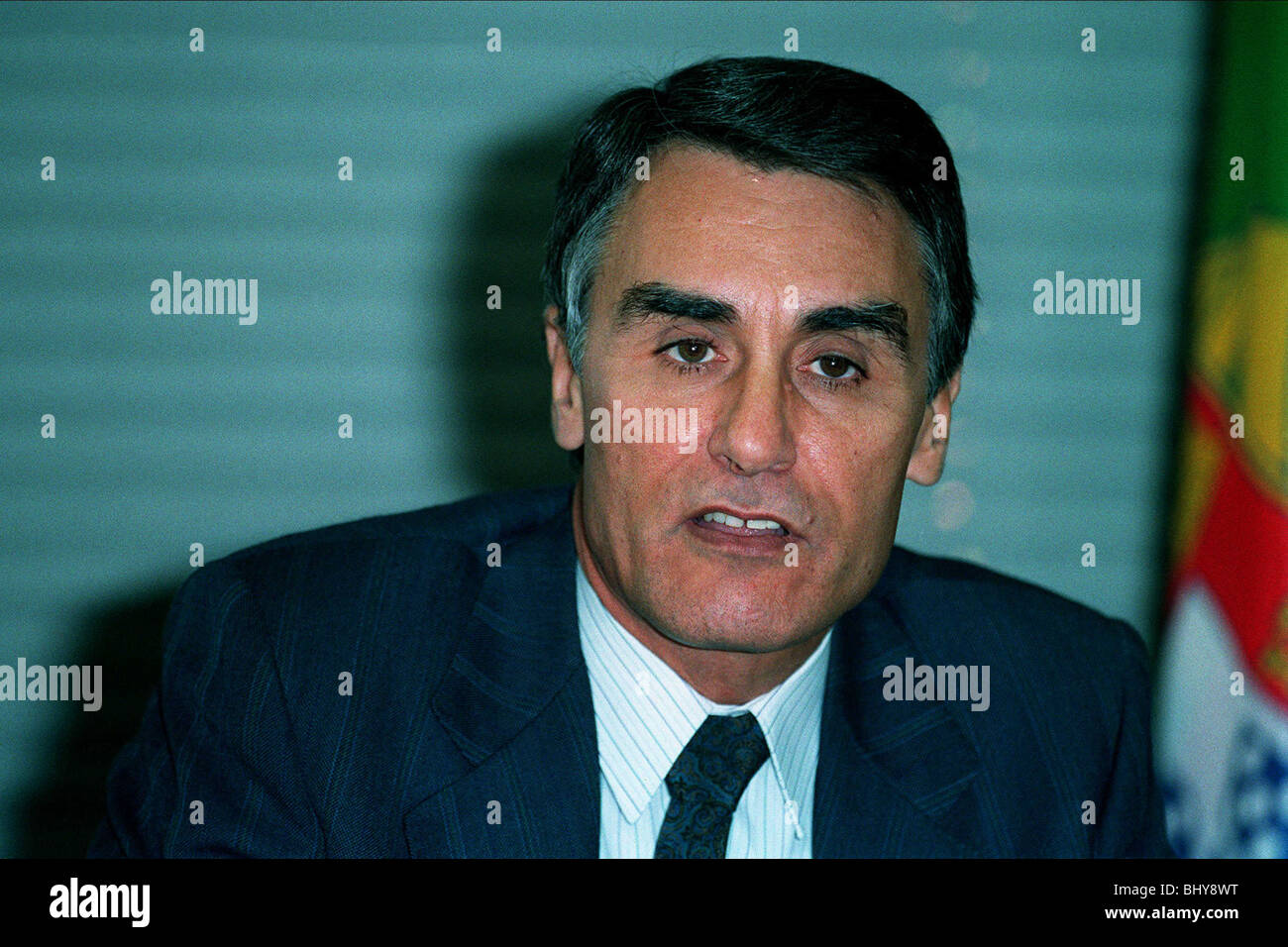 ANIBAL CAVACO SILVA PRIME MINISTER OF PORTUGAL 14 November 1991 Stock ...
