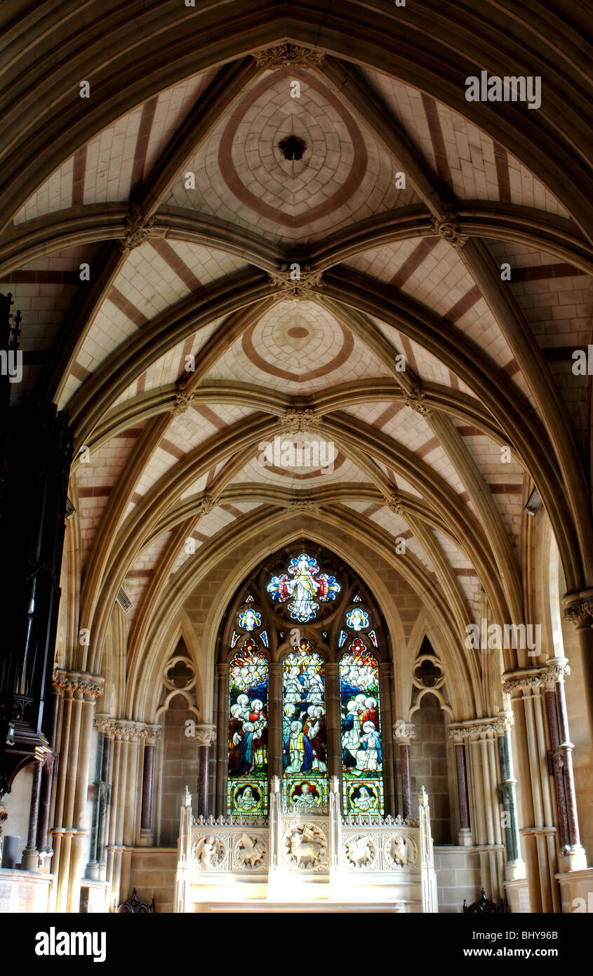 The chancel St. Peter`s Church, Widmerpool, Nottinghamshire, England ...