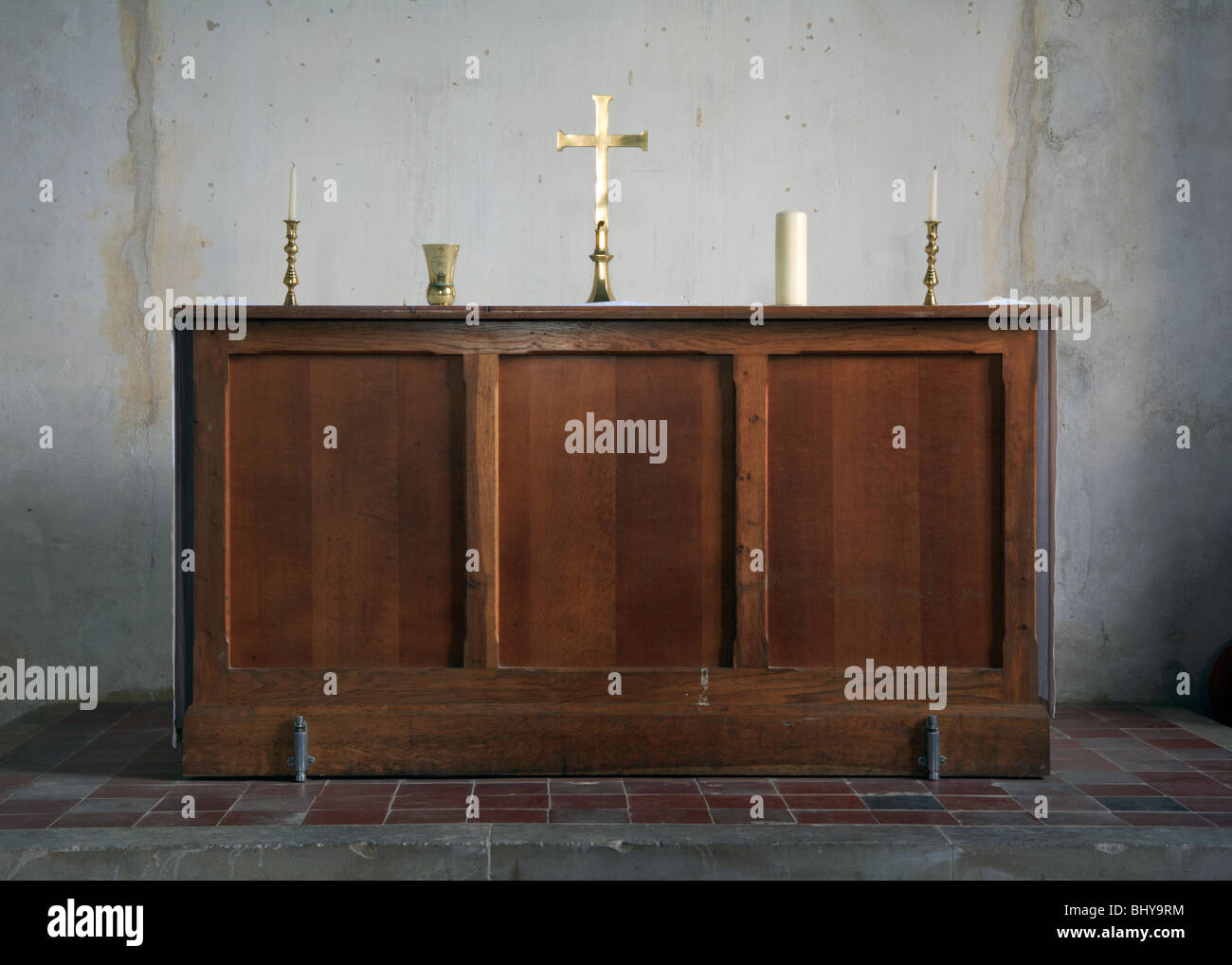 The altar in the Church of SS. Peter and Paul. at Runham, Norfolk ...