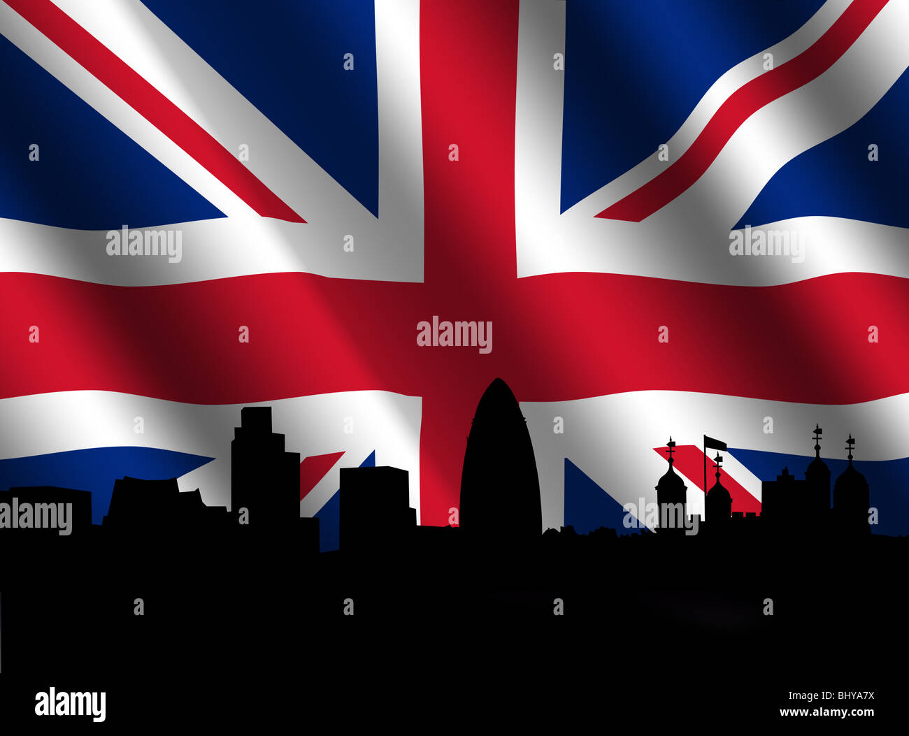 Tower of london british flag hi-res stock photography and images - Alamy