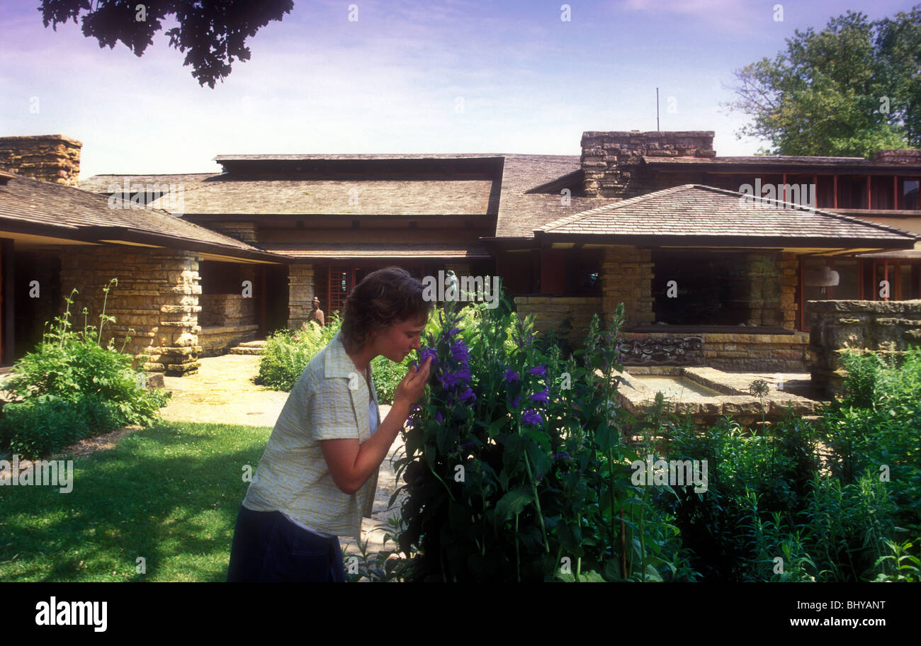 Frank Lloyd Wright Taliesin preservation Spring Green Wisconsin USA Stock Photo - Alamy