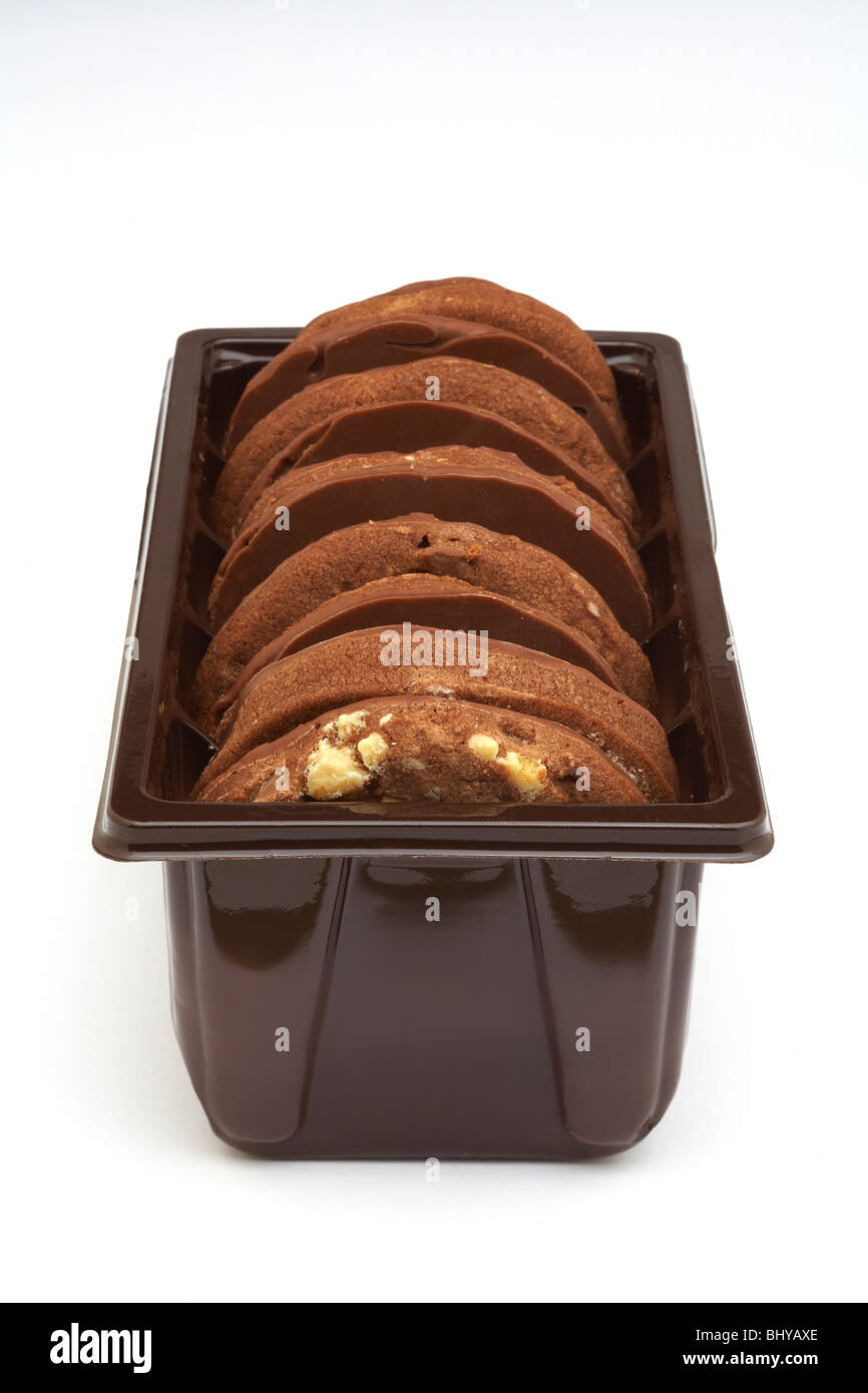 Chocolate biscuits in plastic hi-res stock photography and images - Alamy