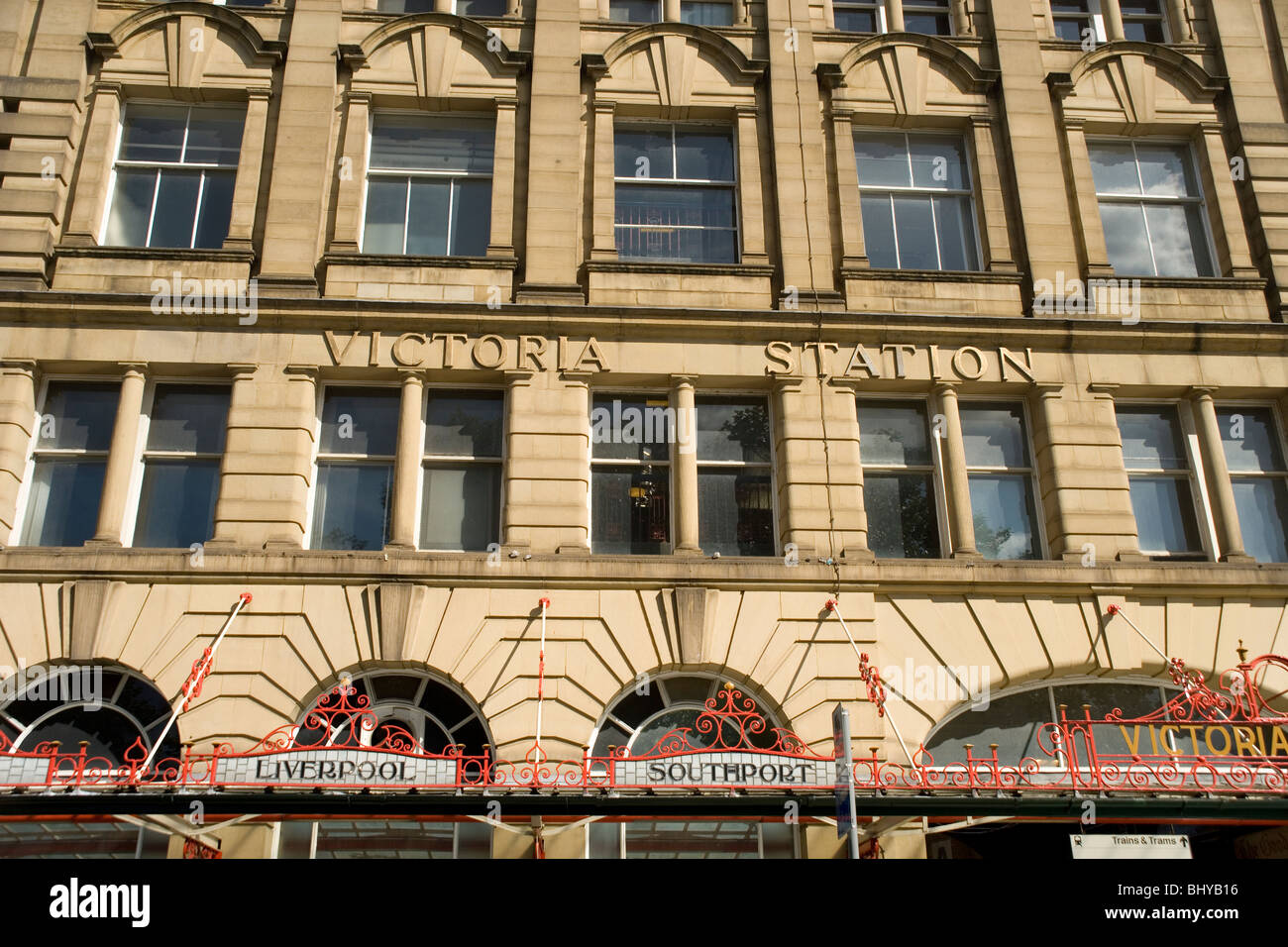 Victoria Station in Manchester Stock Photo - Alamy