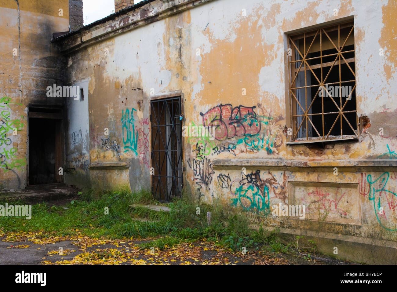 Deserted house. Rezekne. Latvia Stock Photo - Alamy