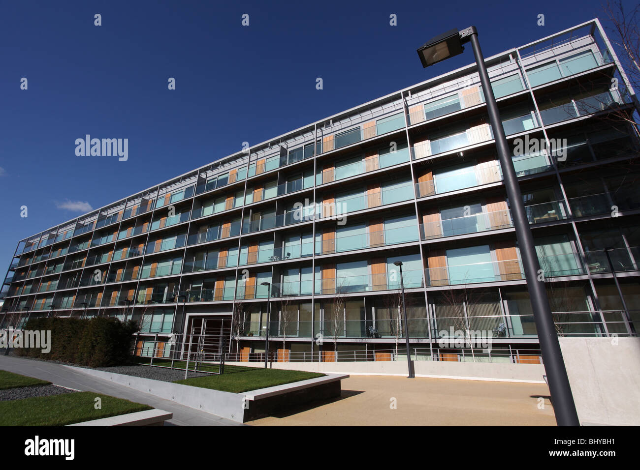 A view from the garden area of the new Highbury Square residential ...
