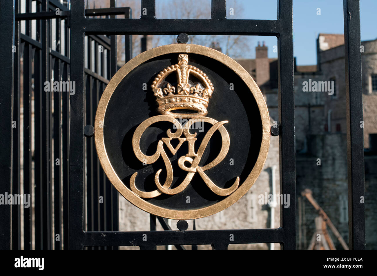 Crown royal insignia gate hi-res stock photography and images - Alamy