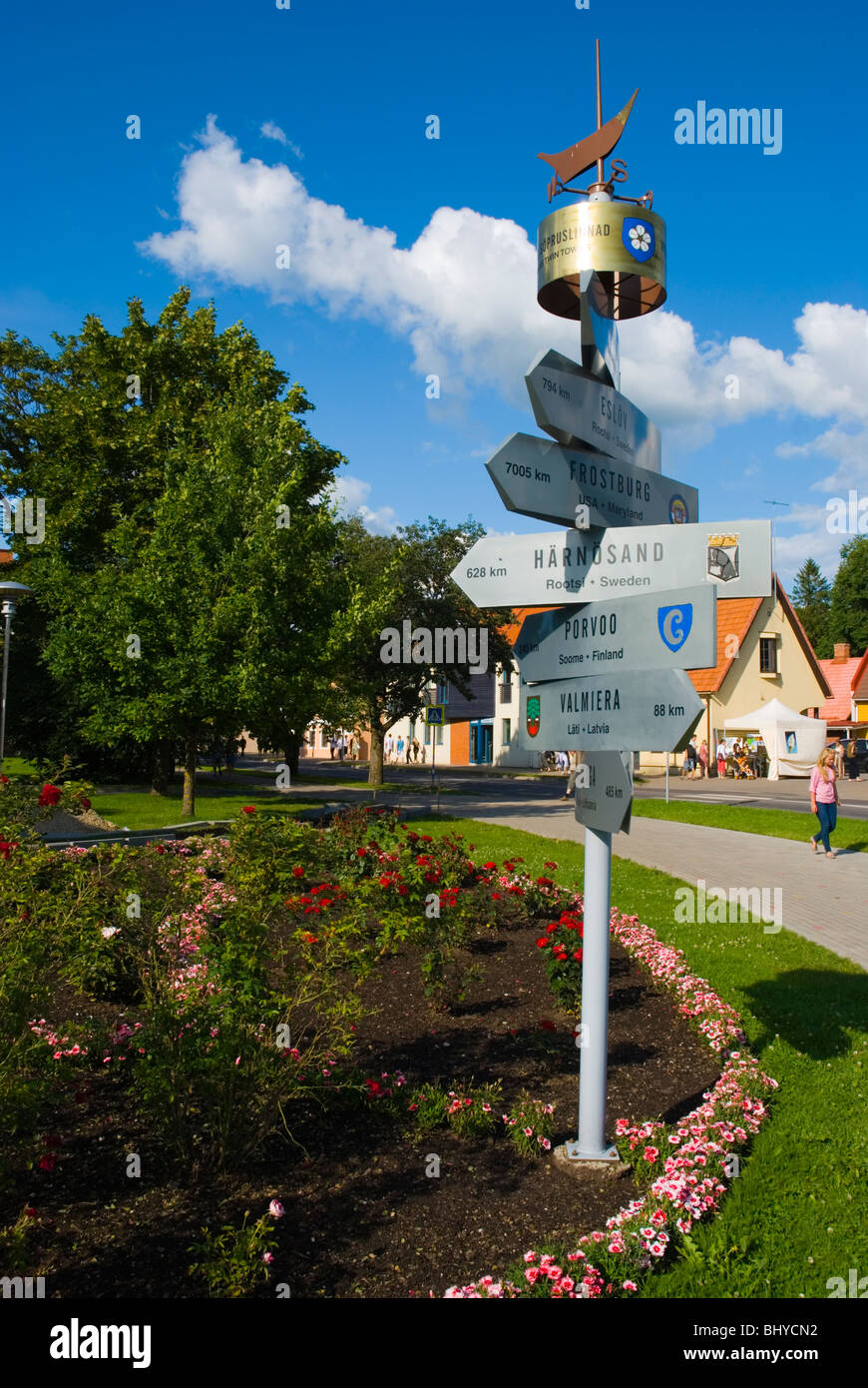 Estonian street sign hi-res stock photography and images - Alamy