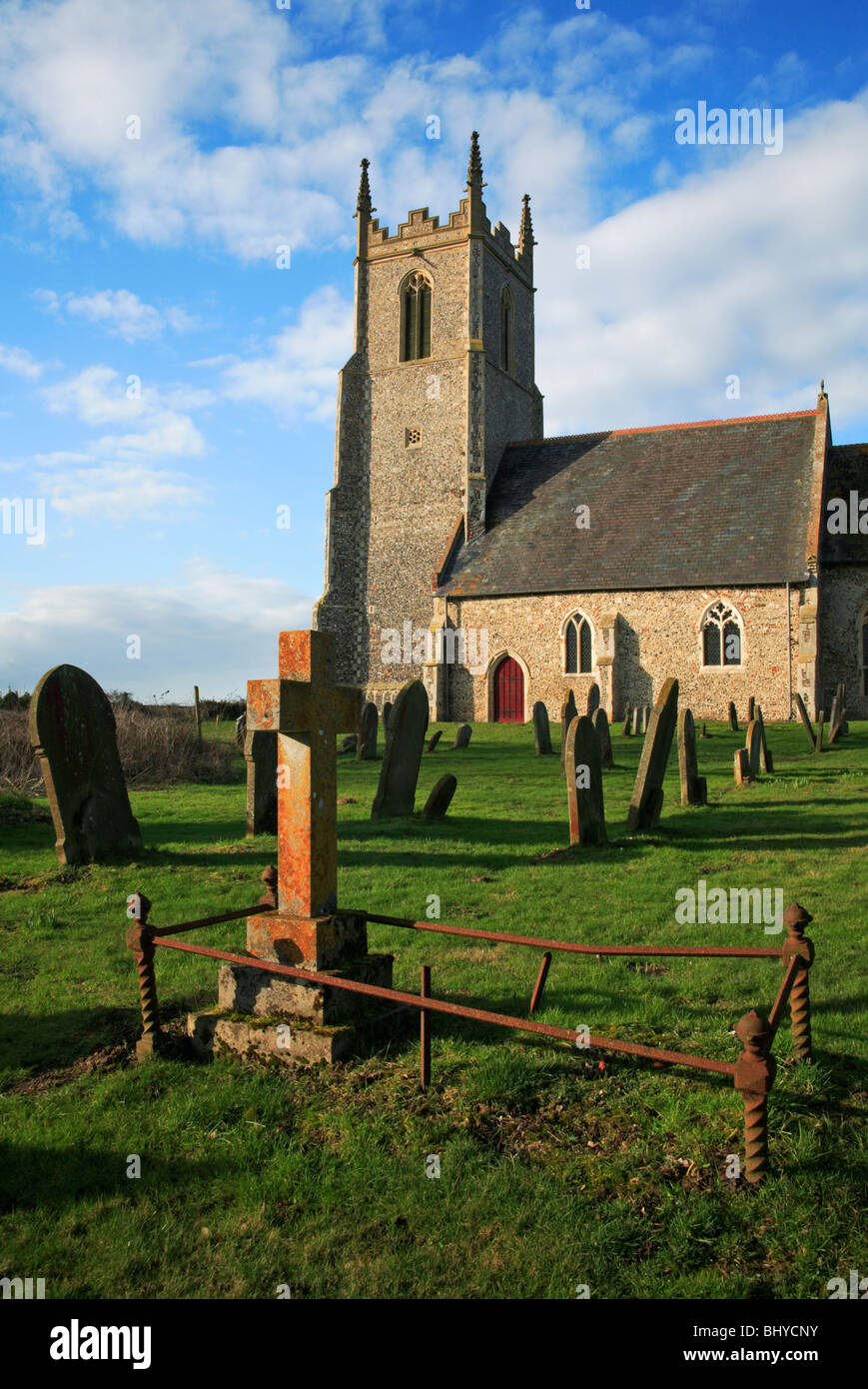 The tower and nave of the Church of SS. Peter and Paul. at Runham ...