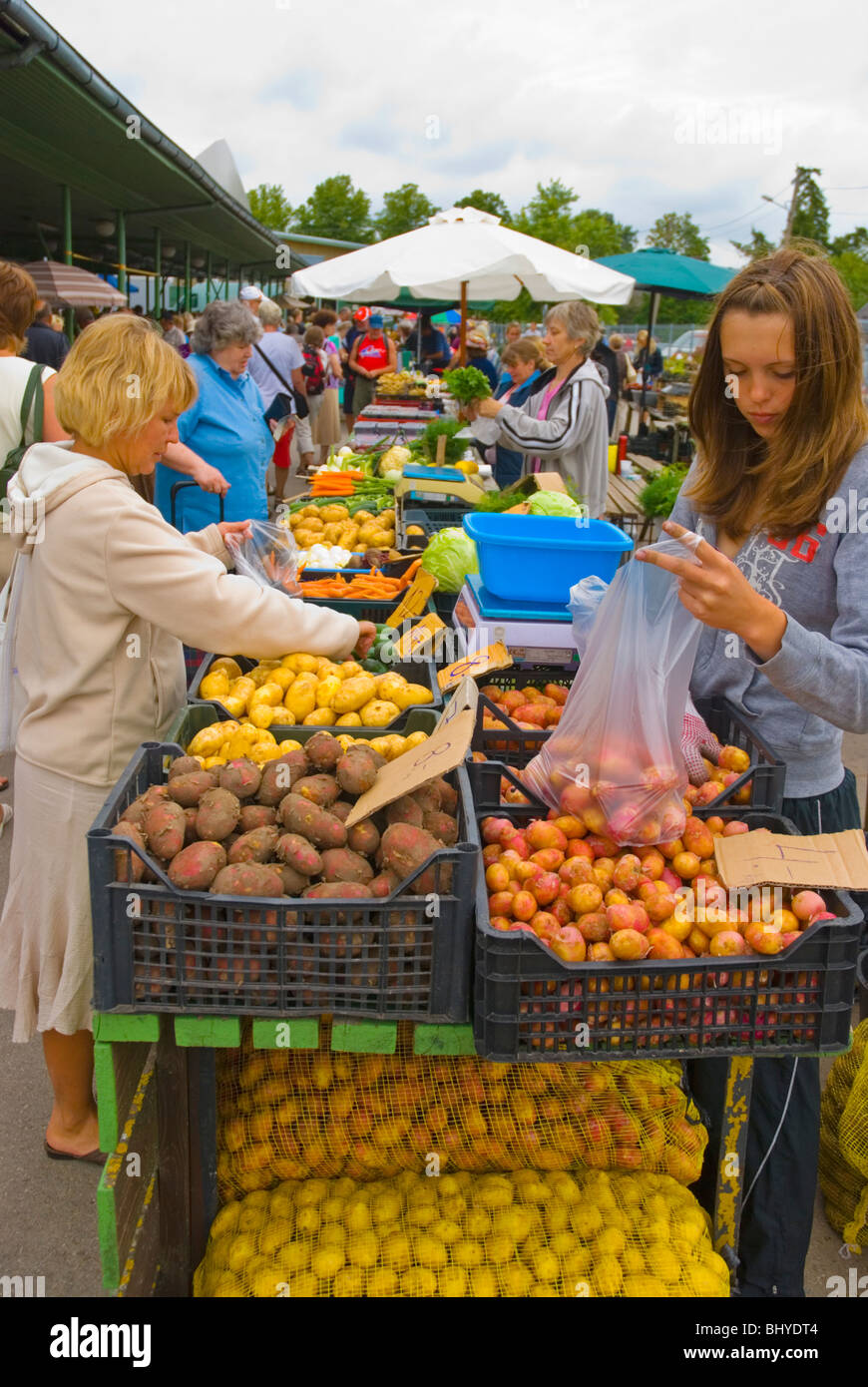 Turg the market Pärnu Estonia Europe Stock Photo - Alamy