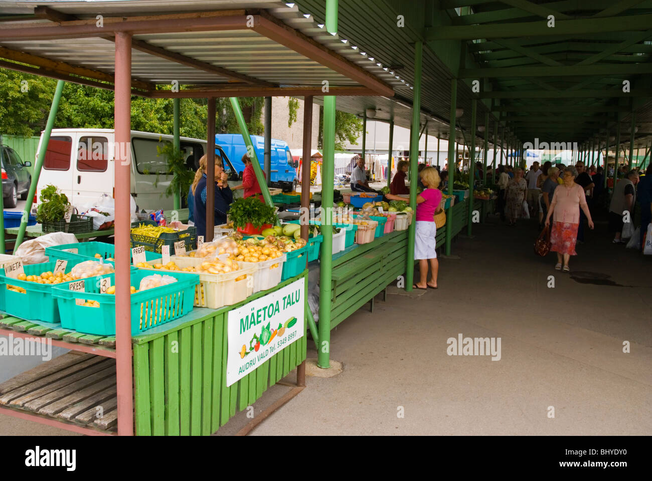 Turg the market Pärnu Estonia Europe Stock Photo - Alamy