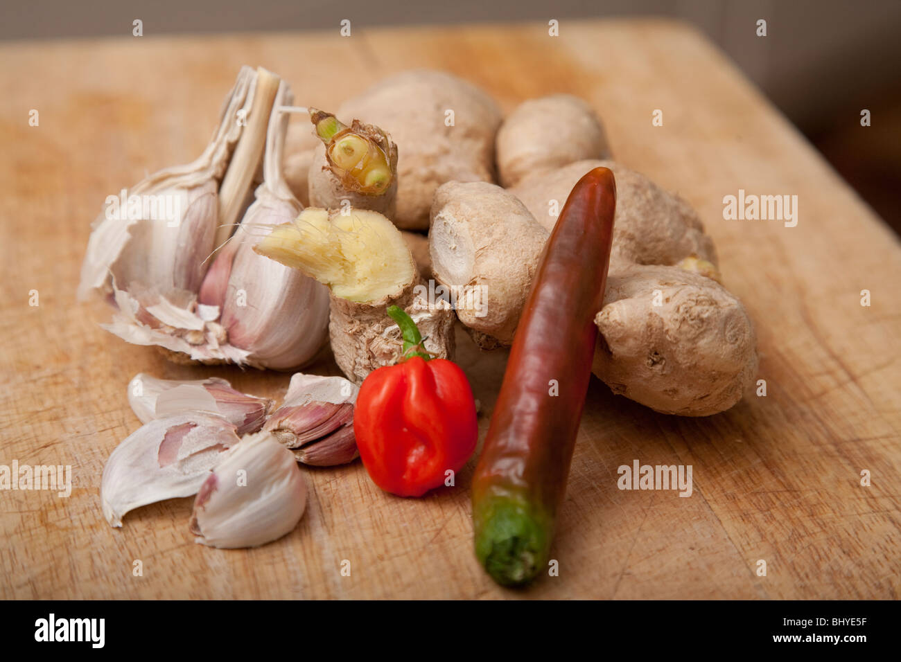 Red bonnet chillies hi-res stock photography and images - Alamy