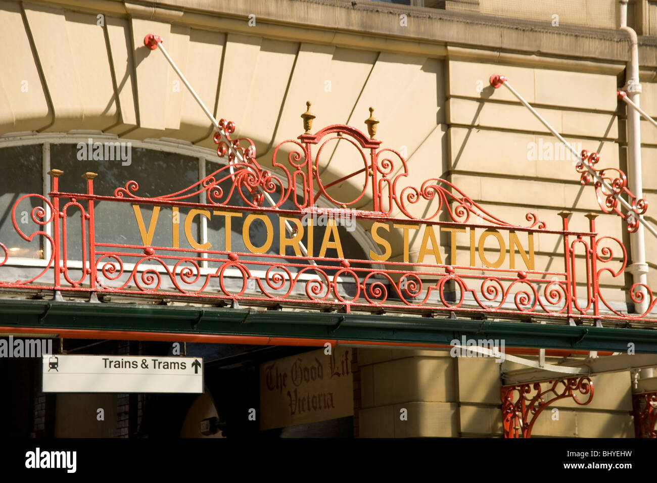 Victoria Station in Manchester Stock Photo - Alamy