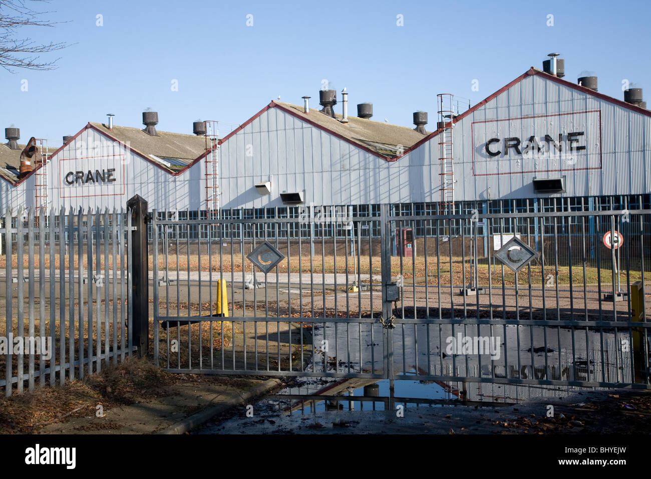 Cranes factory closed down Ipswich Suffolk England Stock Photo - Alamy