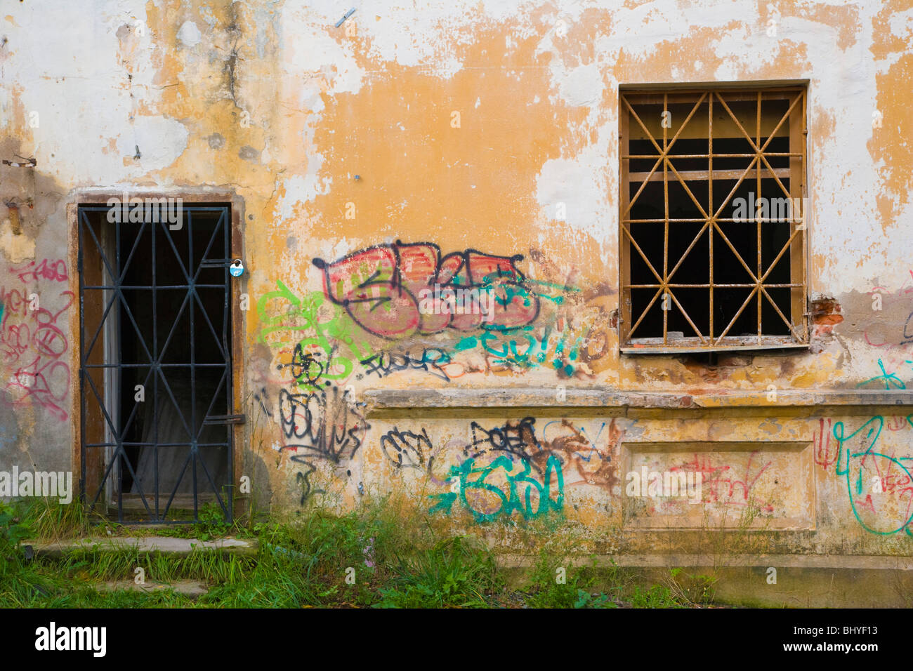 Deserted house. Rezekne. Latvia Stock Photo - Alamy