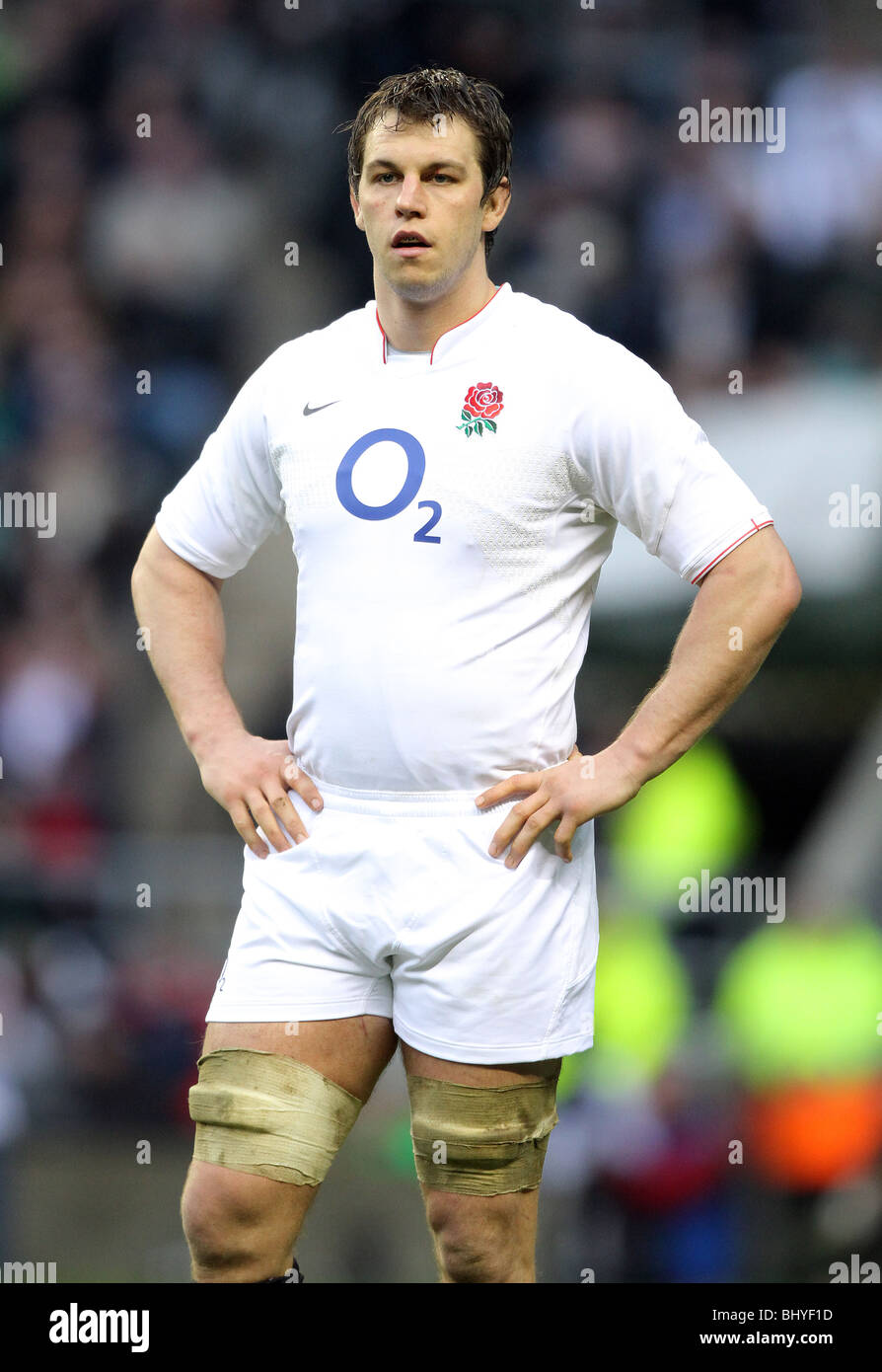 LOUIS DEACON ENGLAND & LEICESTER TIGERS RU TWICKENHAM MIDDLESEX ENGLAND ...