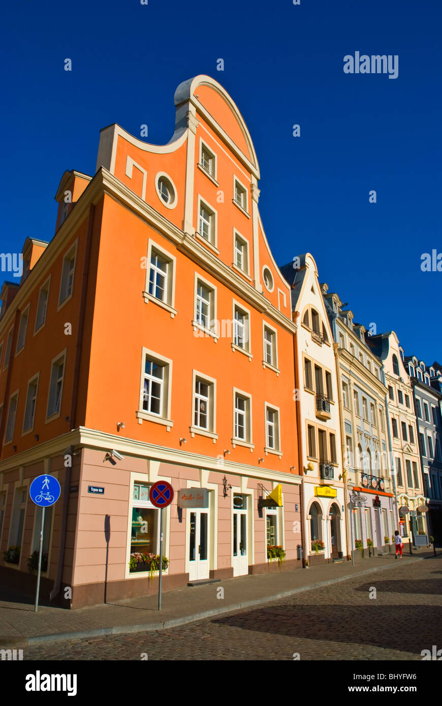 Baltic states latvian houses hi-res stock photography and images - Alamy