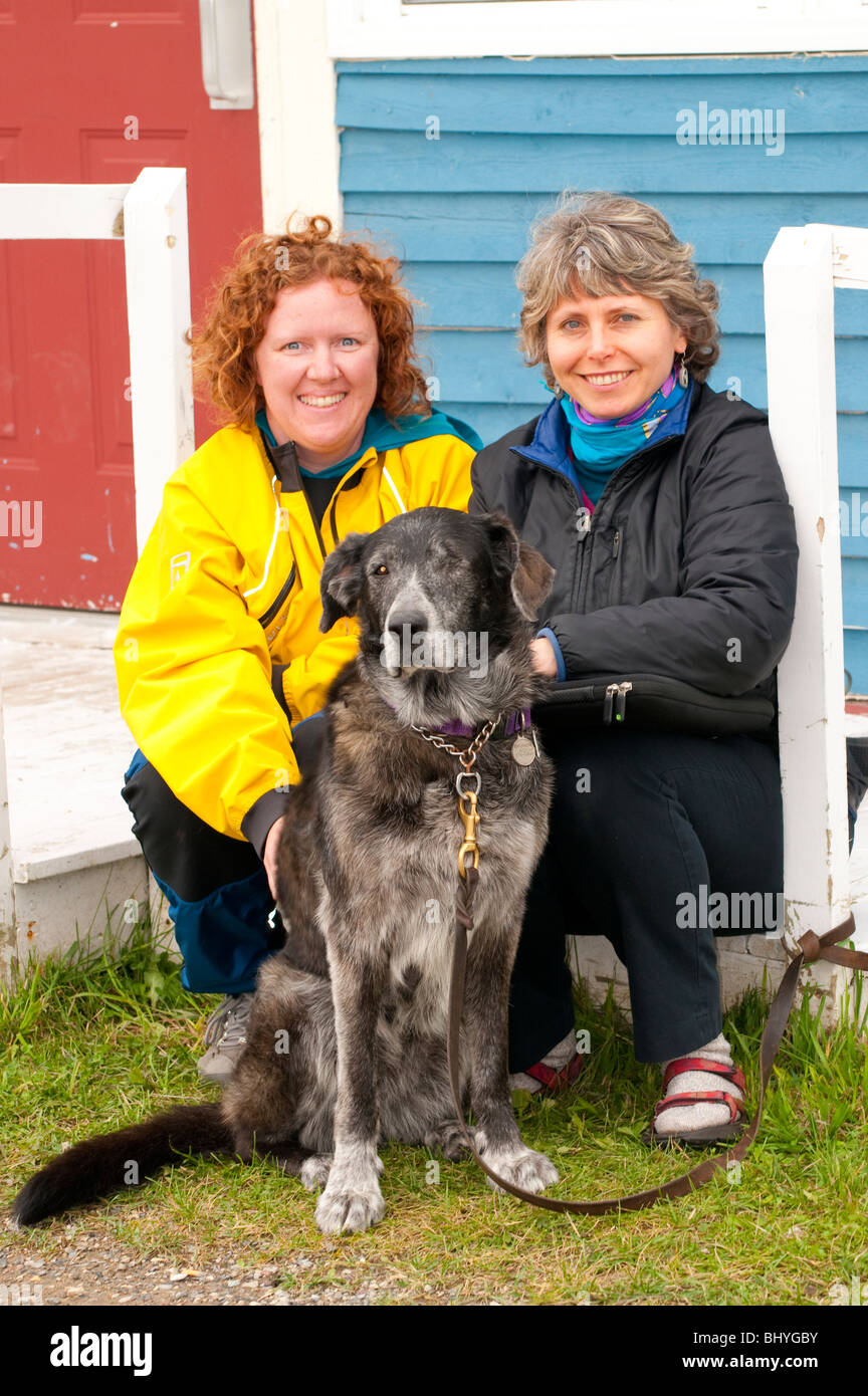 NEWFOUNDLAND, Fishing village of Woody Point. Gros Morne National Park ...