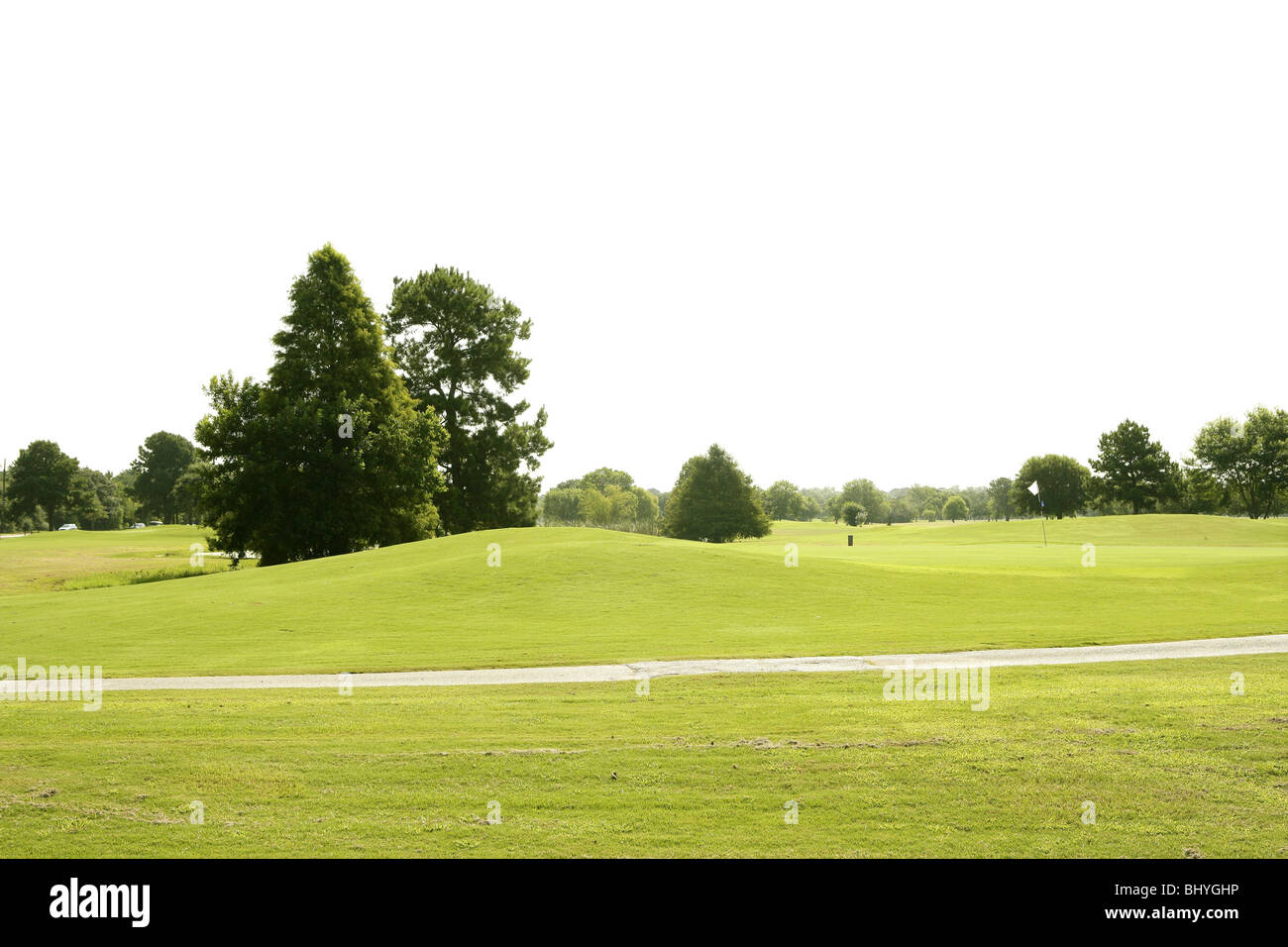 Beautigul Golf green grass sport field in Houston Texas Stock Photo - Alamy