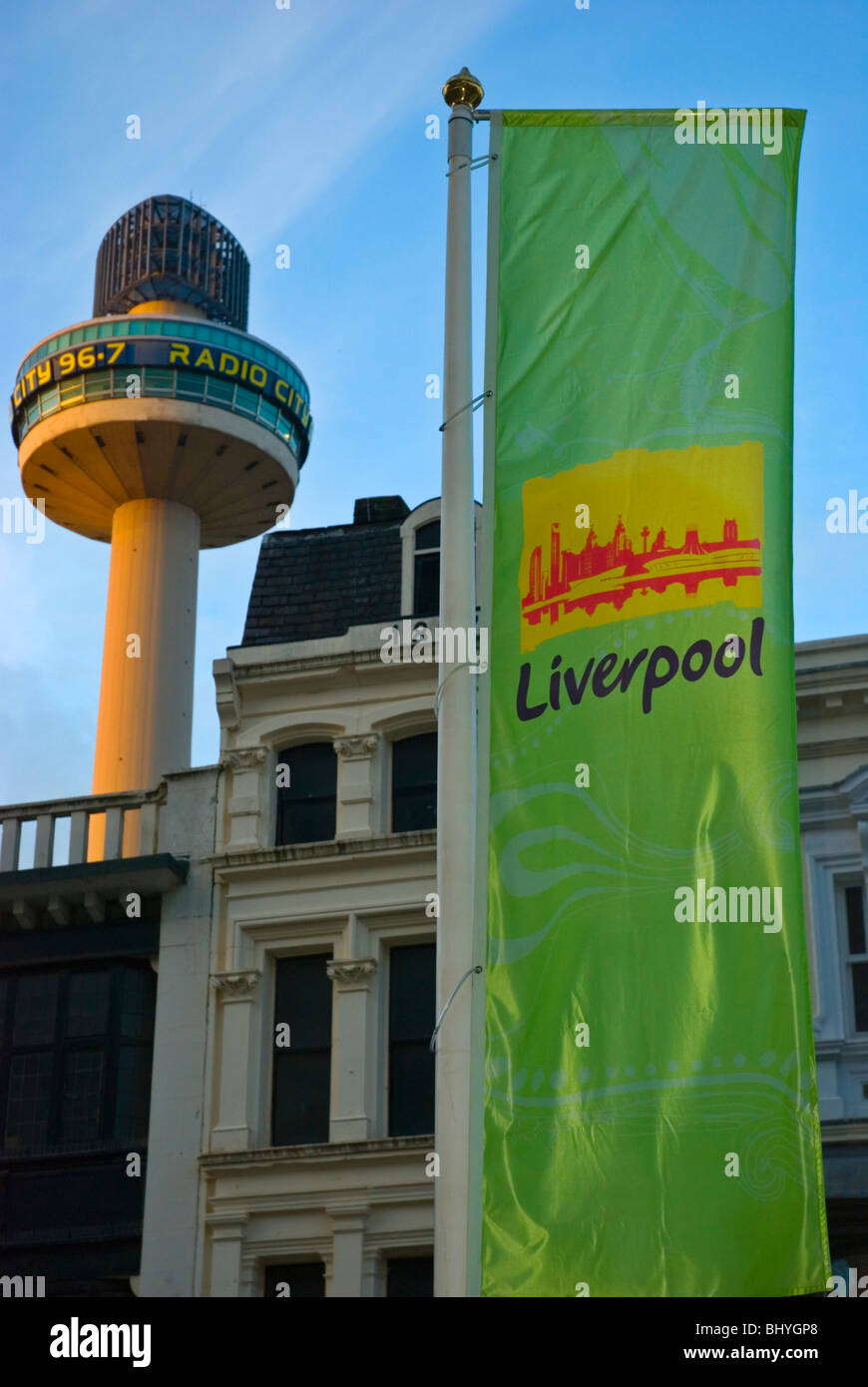 Liverpool european flag hi-res stock photography and images - Alamy