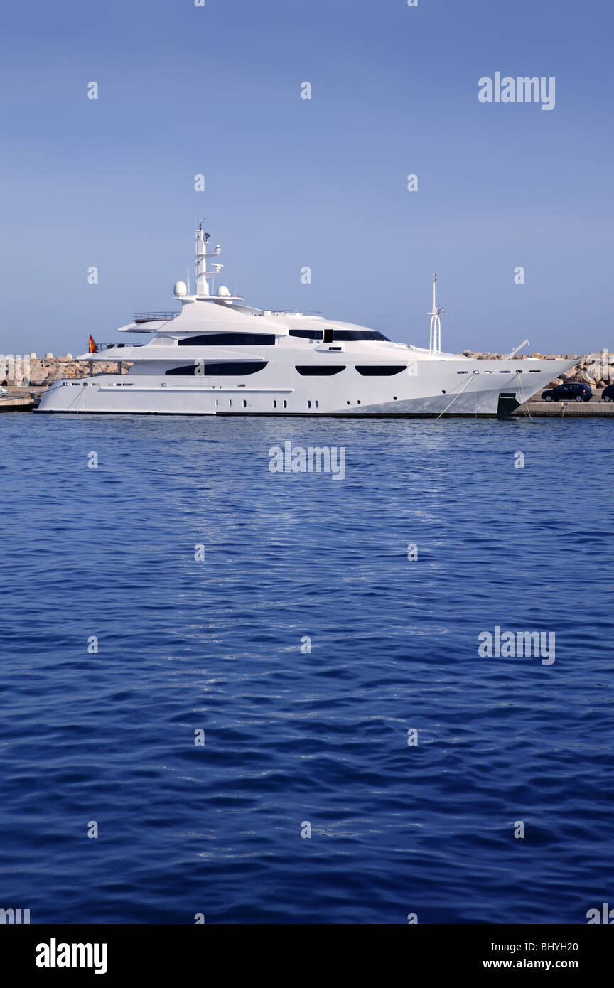 Mallorca Puerto Portals port harbor marina yacht in Spain Stock Photo ...