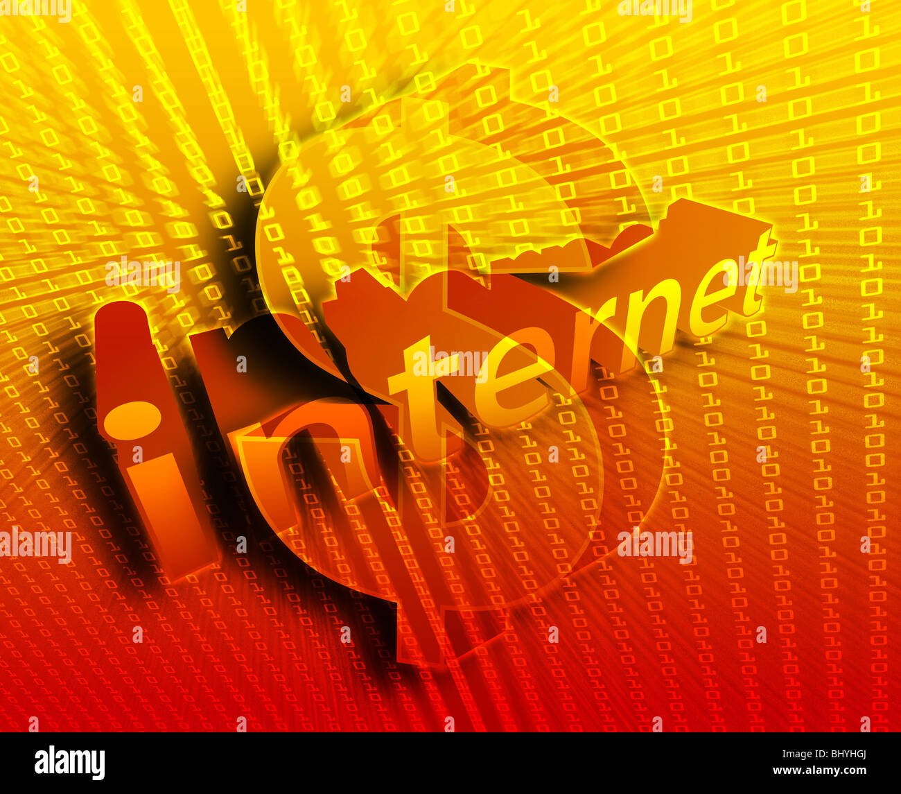 Internet background, with US Dollar currency illustration Stock Photo ...