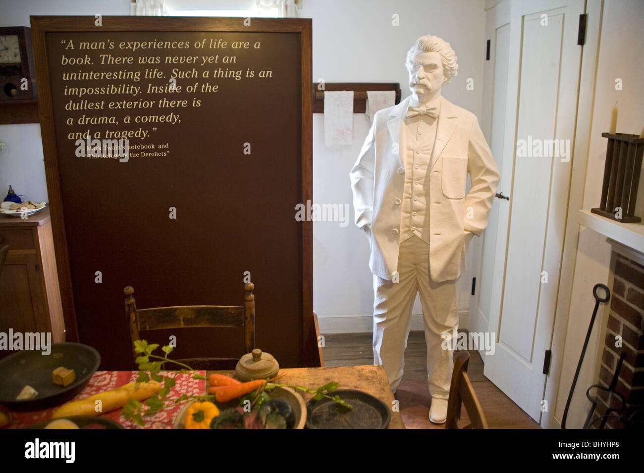 Mark Twain Boyhood Home & Museum Stock Photo - Alamy