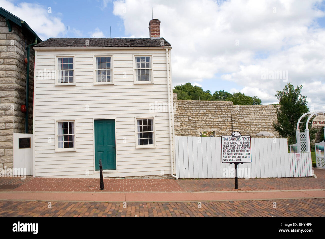 Mark Twain Boyhood Home & Museum Stock Photo - Alamy
