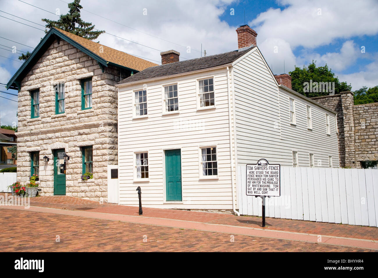 Mark Twain Boyhood Home & Museum Stock Photo - Alamy